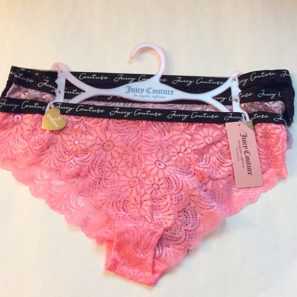 Juicy Couture | Intimates & Sleepwear | Juicy Couture 3 Pairs Of Cheeky ...